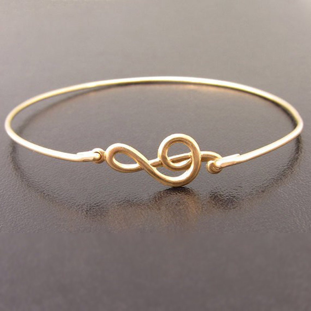 Treble Clef Bracelet Christmas Gift Music Lover Gift Musician Gift ...
