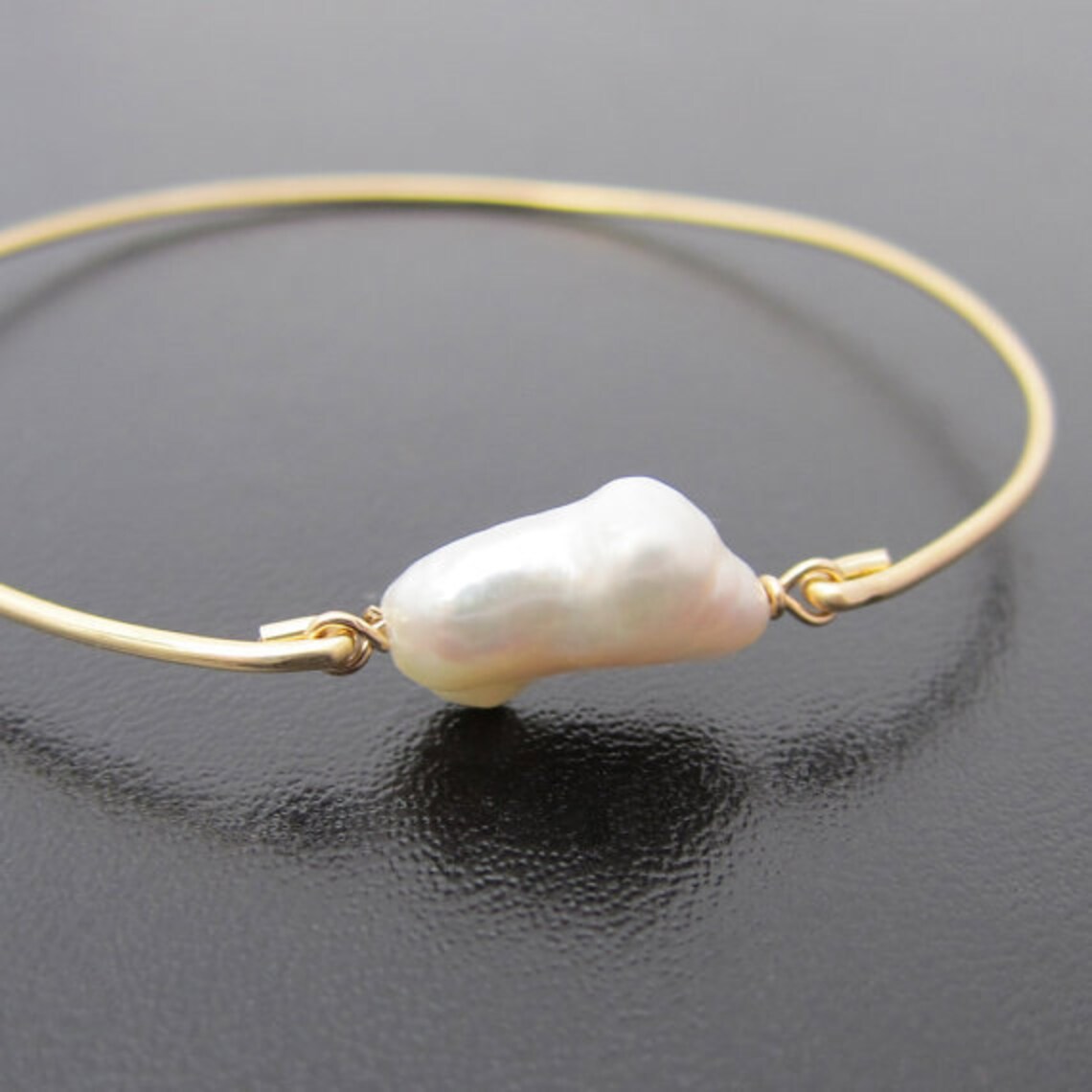 Cultured Freshwater Keshi Pearl Bracelet Keshi Pearl Jewelry Mother of ...