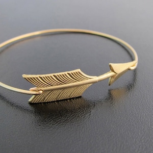 Arrow Bracelet for Women Arrow Bangle Bracelet Arrow Jewelry Brass ...