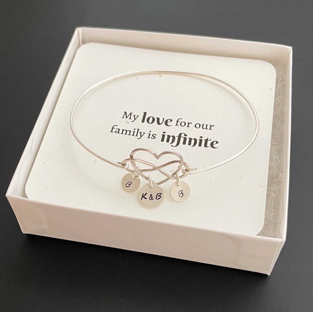 Infinity Heart Bracelet Wife Valentine's Gift Valentine's Jewelry ...