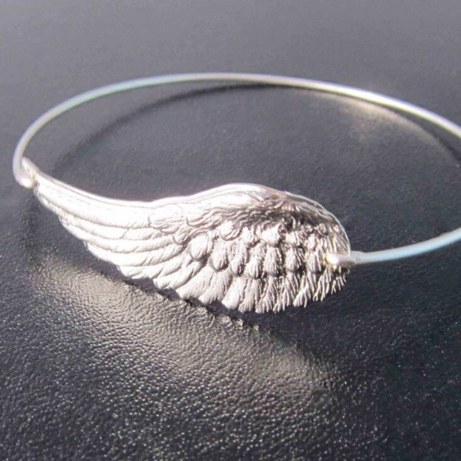 Angel Wing Bracelet Faith Bracelet for Women Angel Bracelet Silver Tone ...