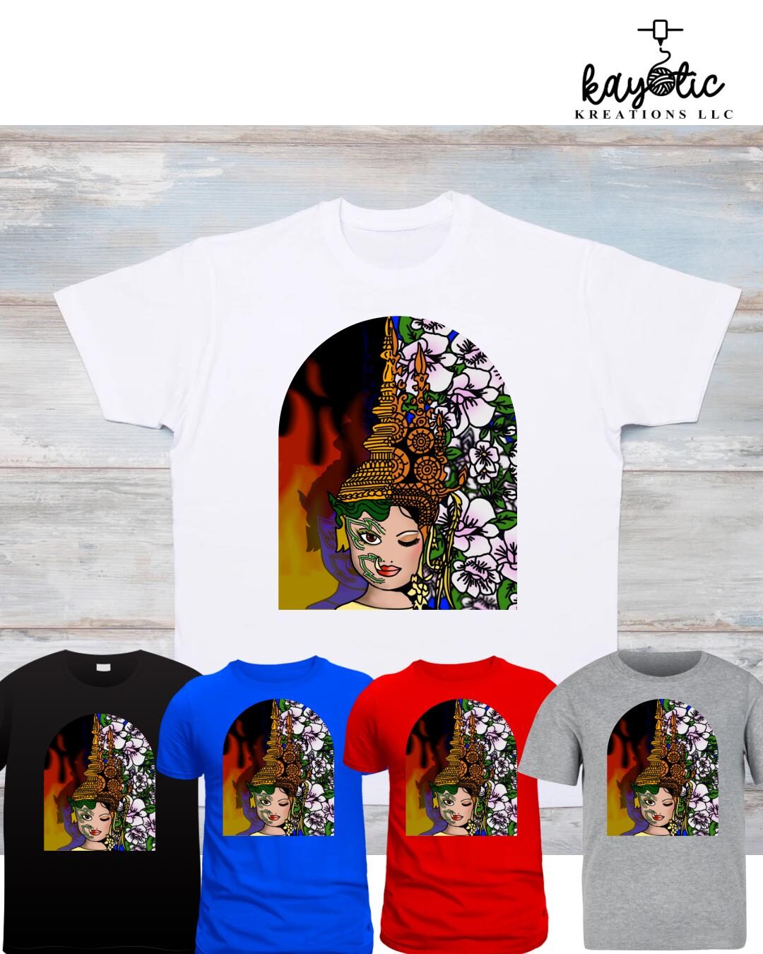 ADULT: Various Cambodian Khmer Apsara Yeak Angkor Shirt Designs - Etsy