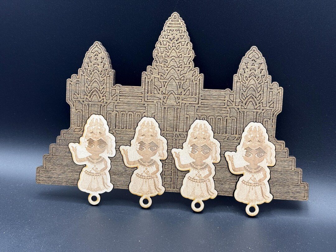Apsara at Angkor Wat Keyholder and Keychain - Etsy