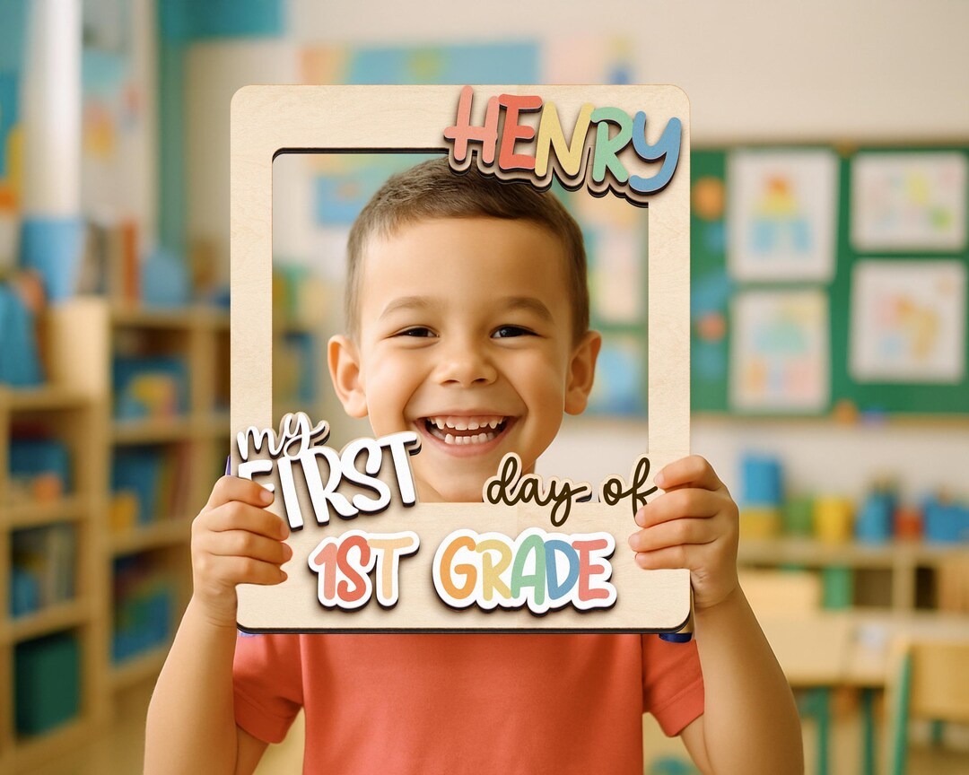 Personalized Photo School Year,teacher Photo Prop,classroom Decor,first ...