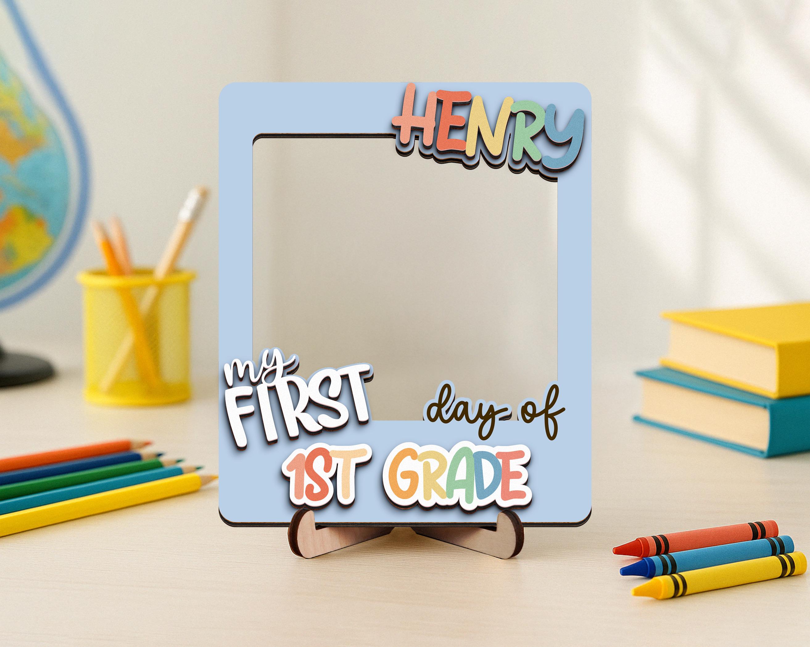 Personalized Photo School Year,teacher Photo Prop,classroom Decor,first ...
