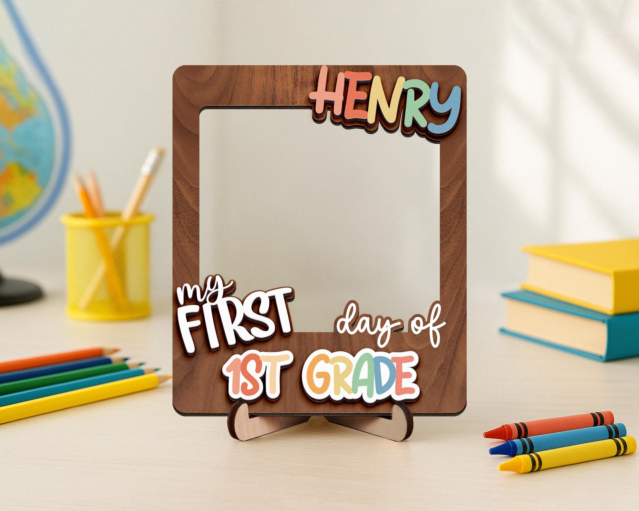 Personalized Photo School Year,teacher Photo Prop,classroom Decor,first ...
