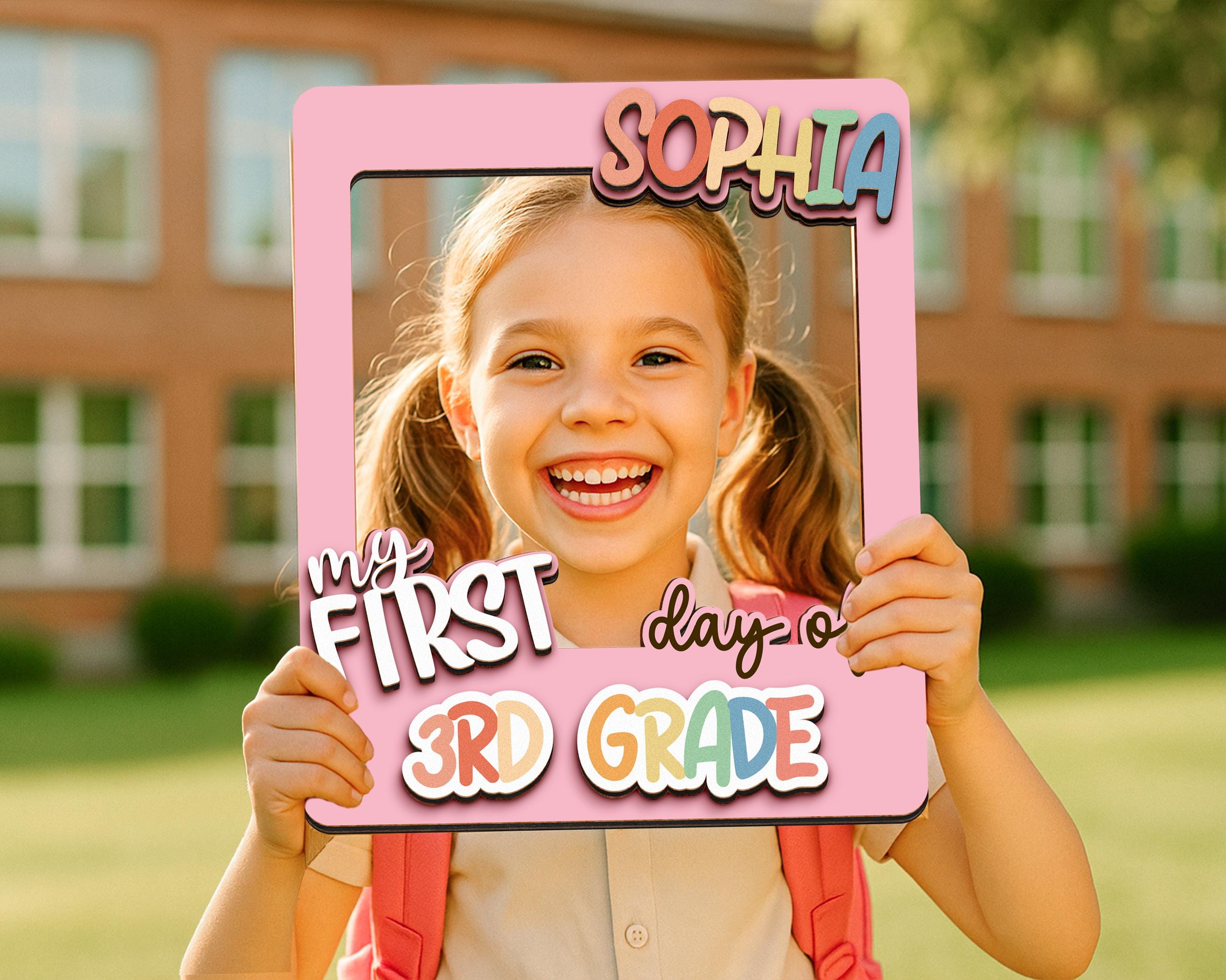 Personalized Photo School Year,teacher Photo Prop,classroom Decor,first ...