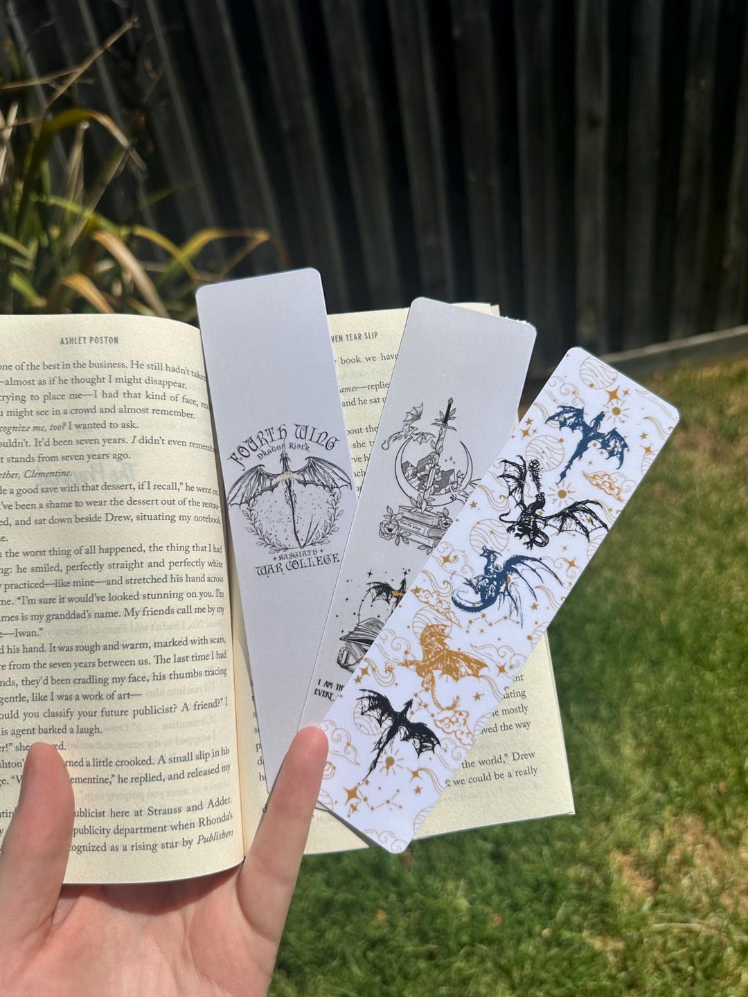 Fourth Wing Bookmarks - Etsy