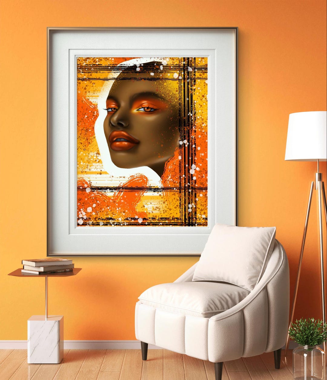 Sunset Goddess - Rolled Poster. Abstract Realism. Original Art ...