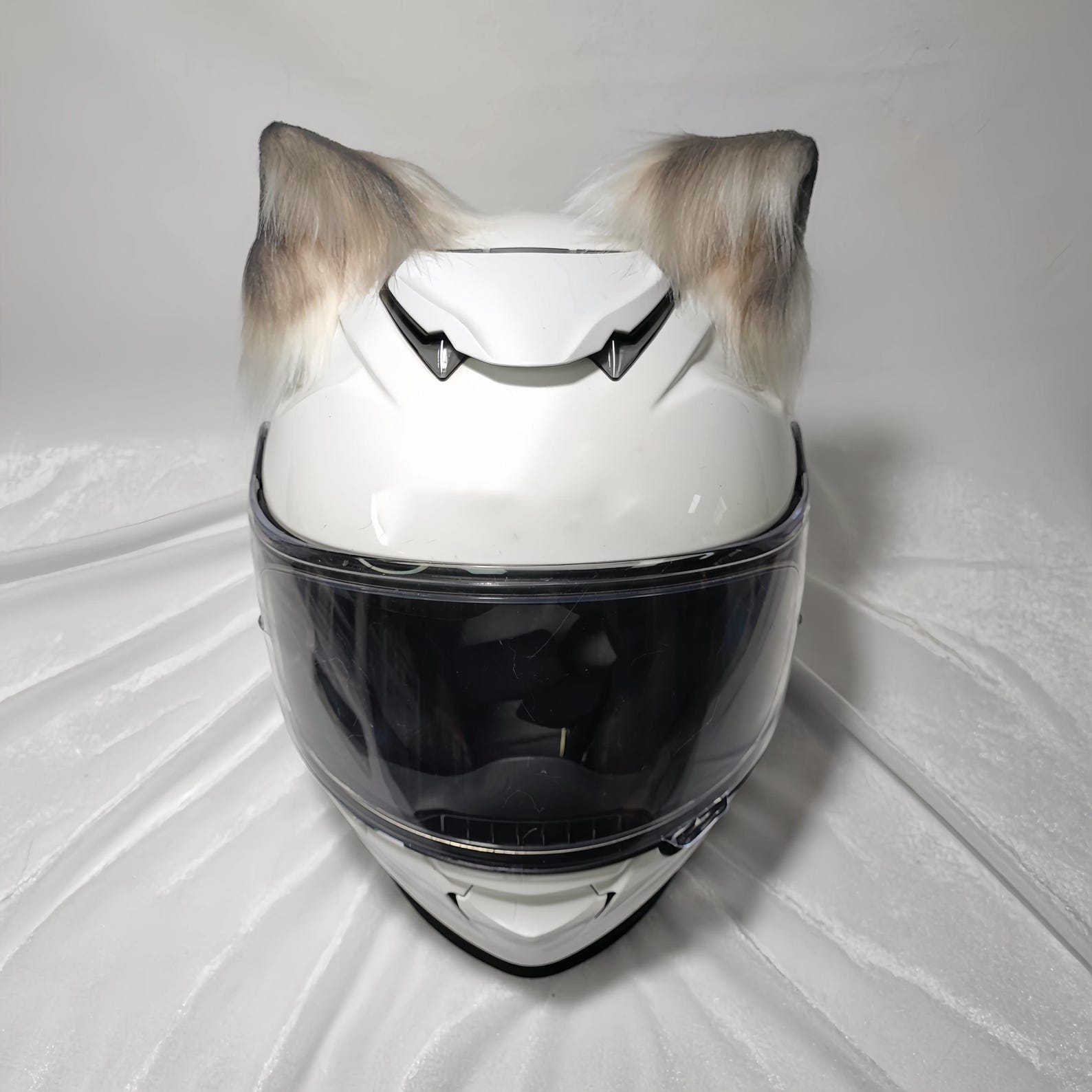 Realistic Fox Ears,motorcycle Helmet Decor,helmet Cover,motorcycle ...