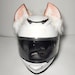 Fox Ears Helmet Decoration: Plush Motorcycle, Ski & Bike Accessory - Etsy