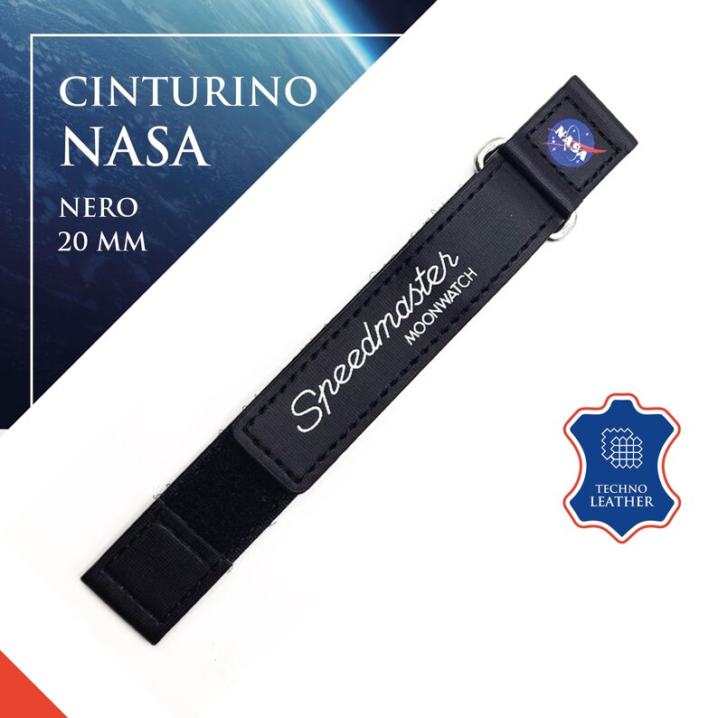 20 Mm Strap Compatible With Speed Master Moon Watch Chrono Mission to ...