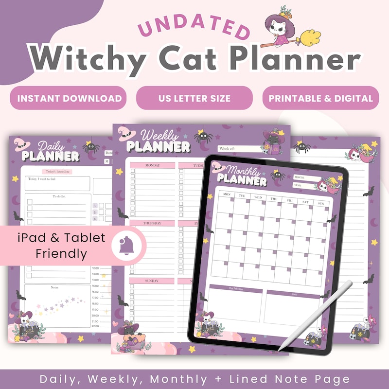 Witchy Planner Inserts - Etsy