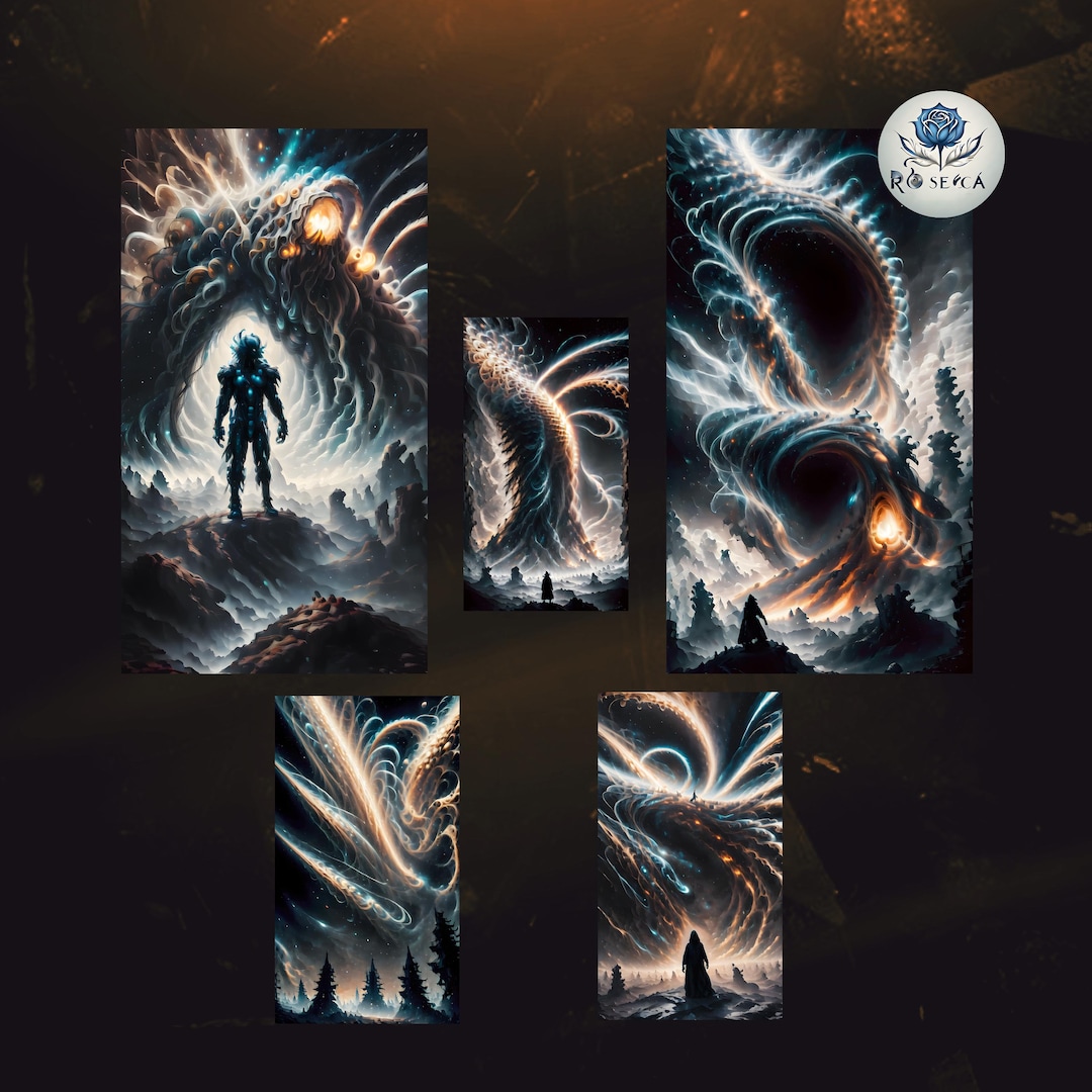 9/16 Crystalline Cosmic Relic Wallpaper Surreal Space Fantasy Art ...