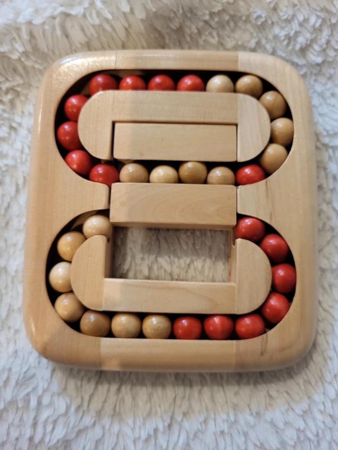 Wooden Puzzle Ball - Toys Luban Lock for Children Educational Early ...