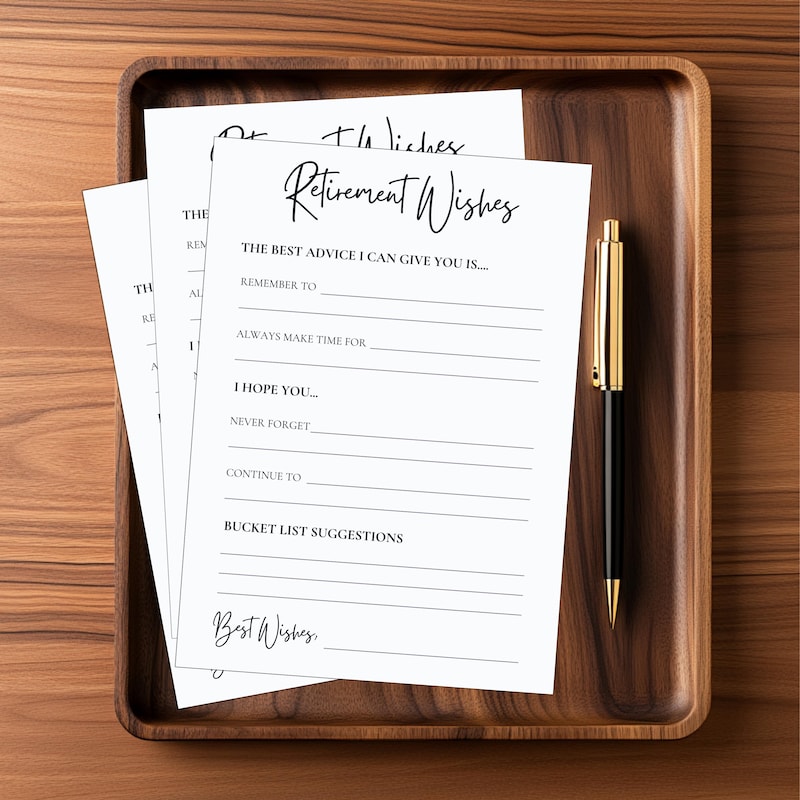 Retirement Bucket List - Etsy