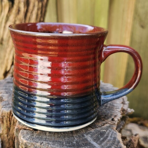 Red Mug - Etsy