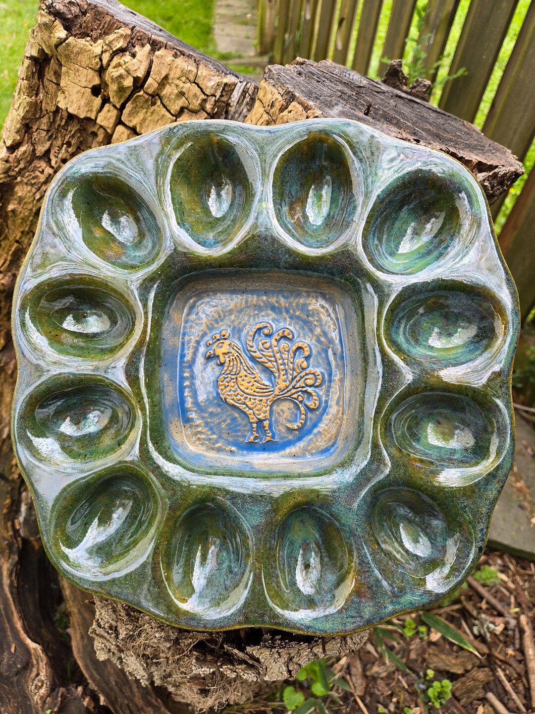 Deviled Egg / Hard Boiled Egg / Egg Serving Plate / Egg Tray / Eggs ...