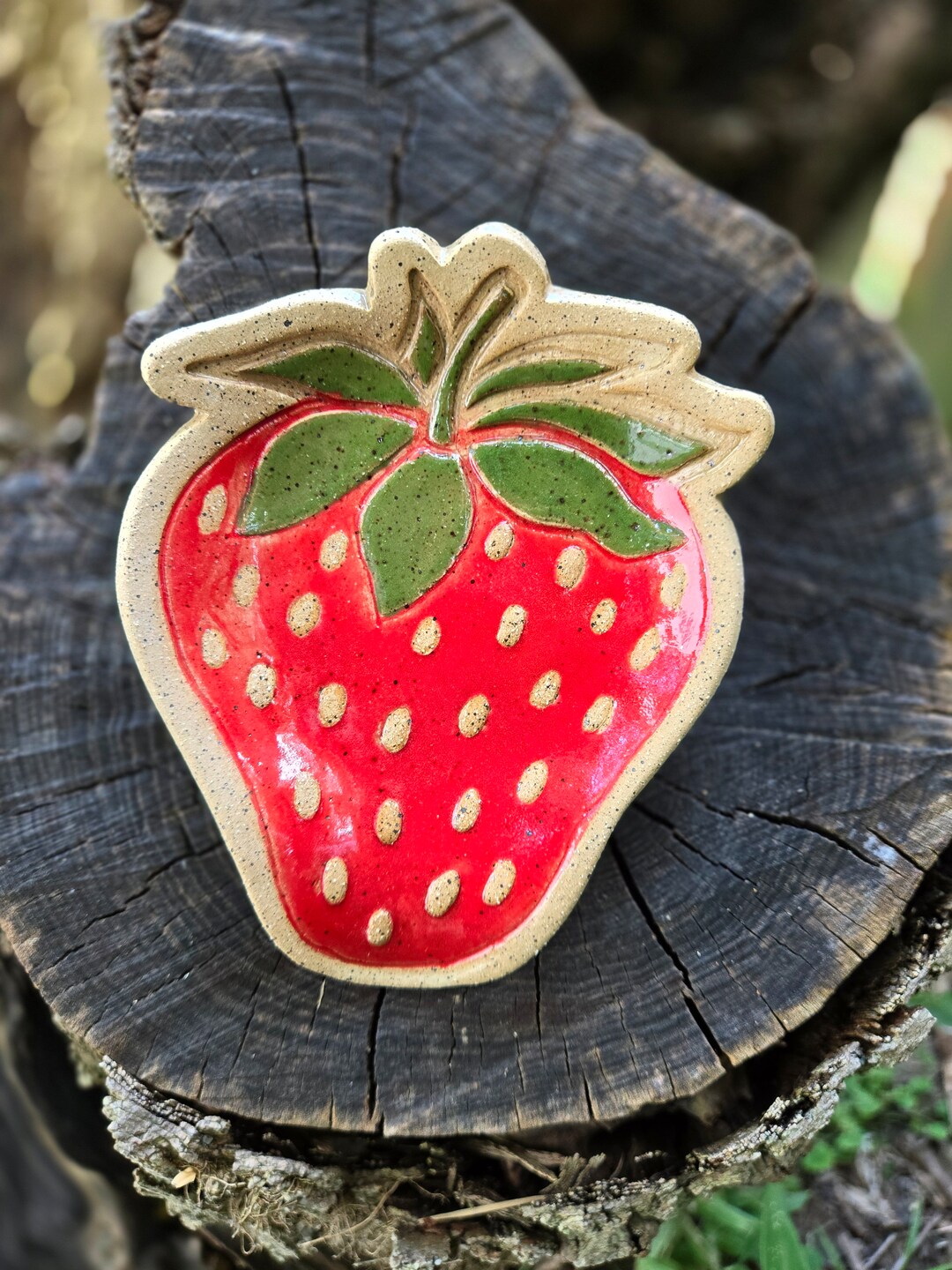 Strawberry, Strawberries, Spoon Rest, Spoonrest, Kitchen - Etsy