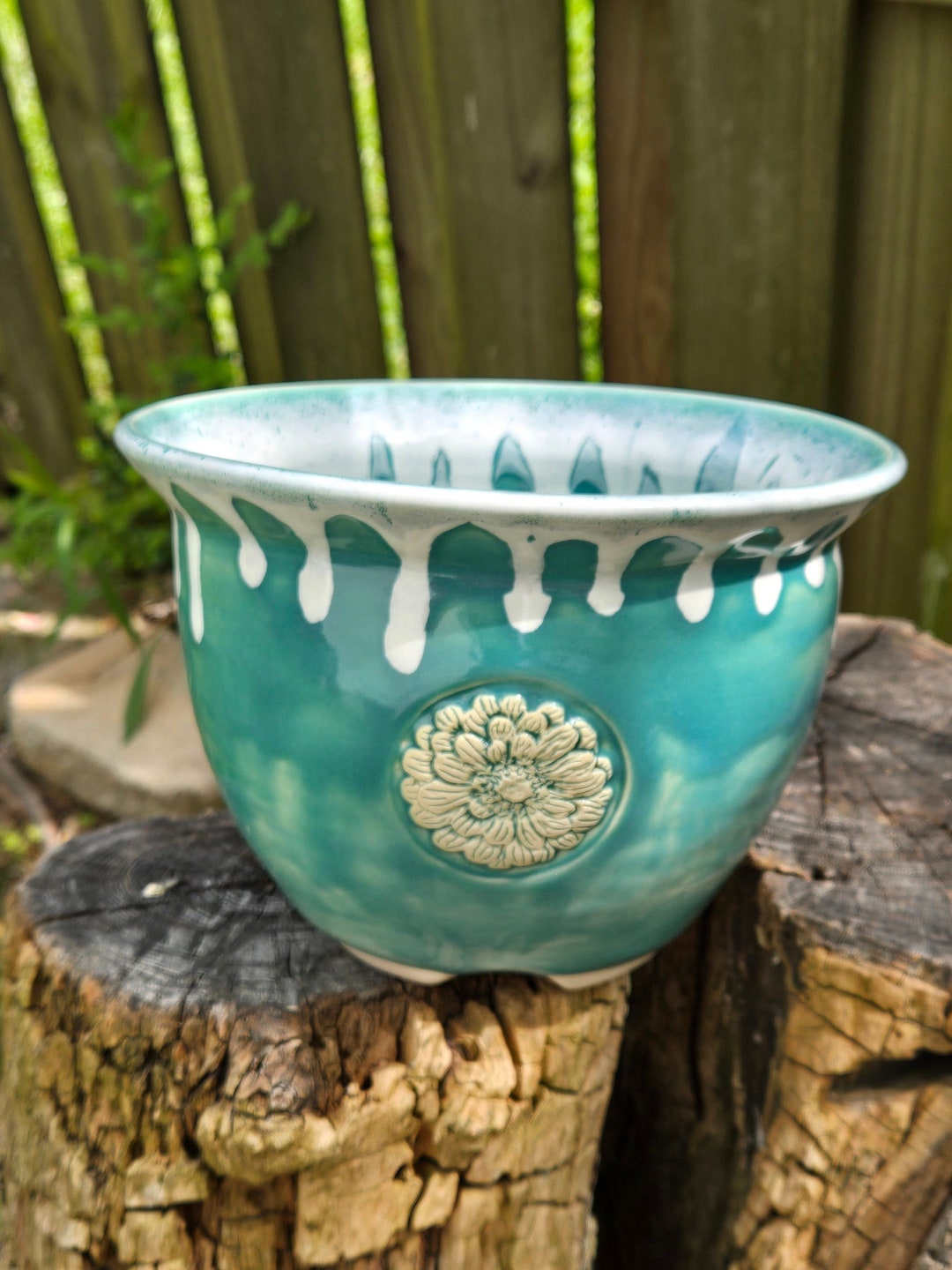 Ceramic Flower Planter / Planter / Plant Pot / Large Planter ...