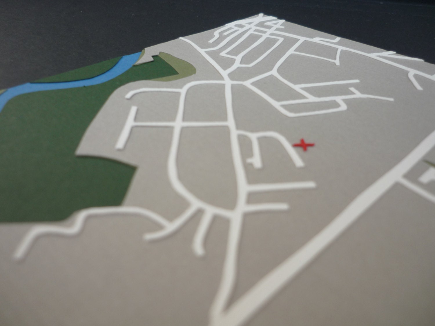 A Personalised Map - Made to Order - Original Hand-cut Paper Art - Etsy