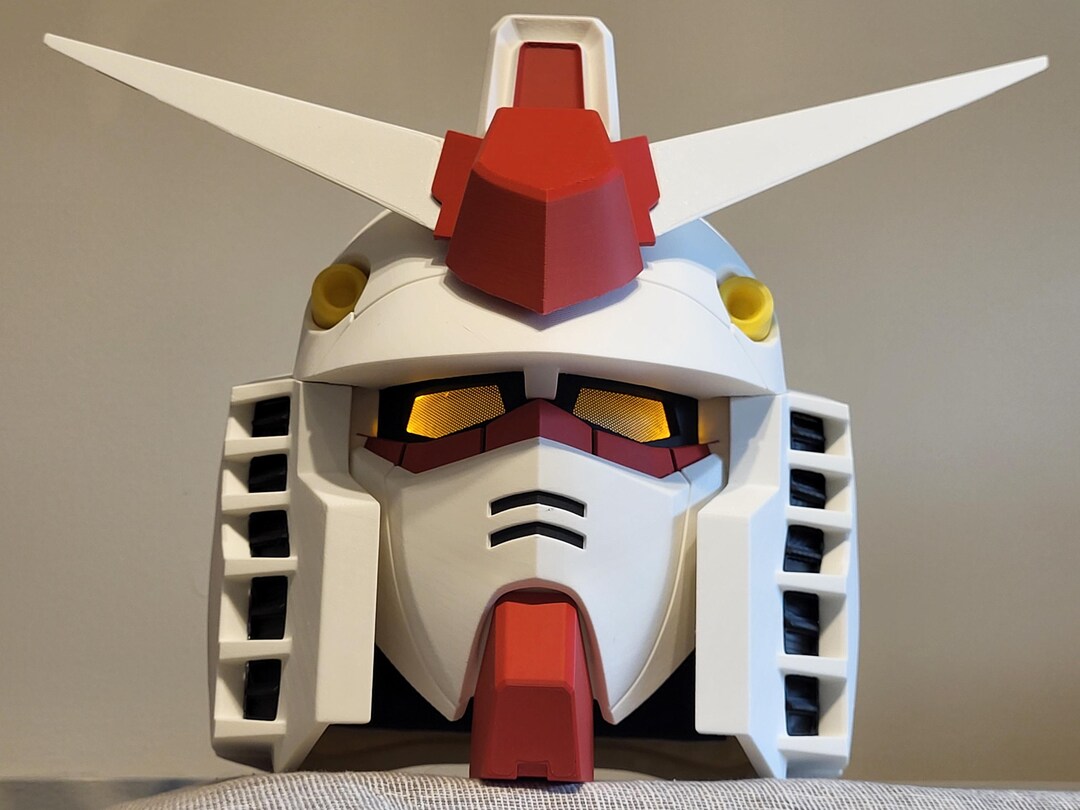 Wearable Gundam RX78-2 Helmet With See Thru LED Eyes. - Etsy