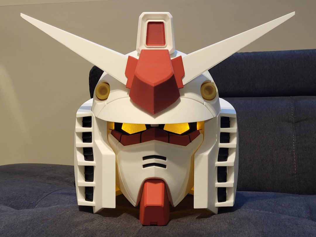 Wearable Gundam RX78-2 Helmet With See Thru LED Eyes. - Etsy