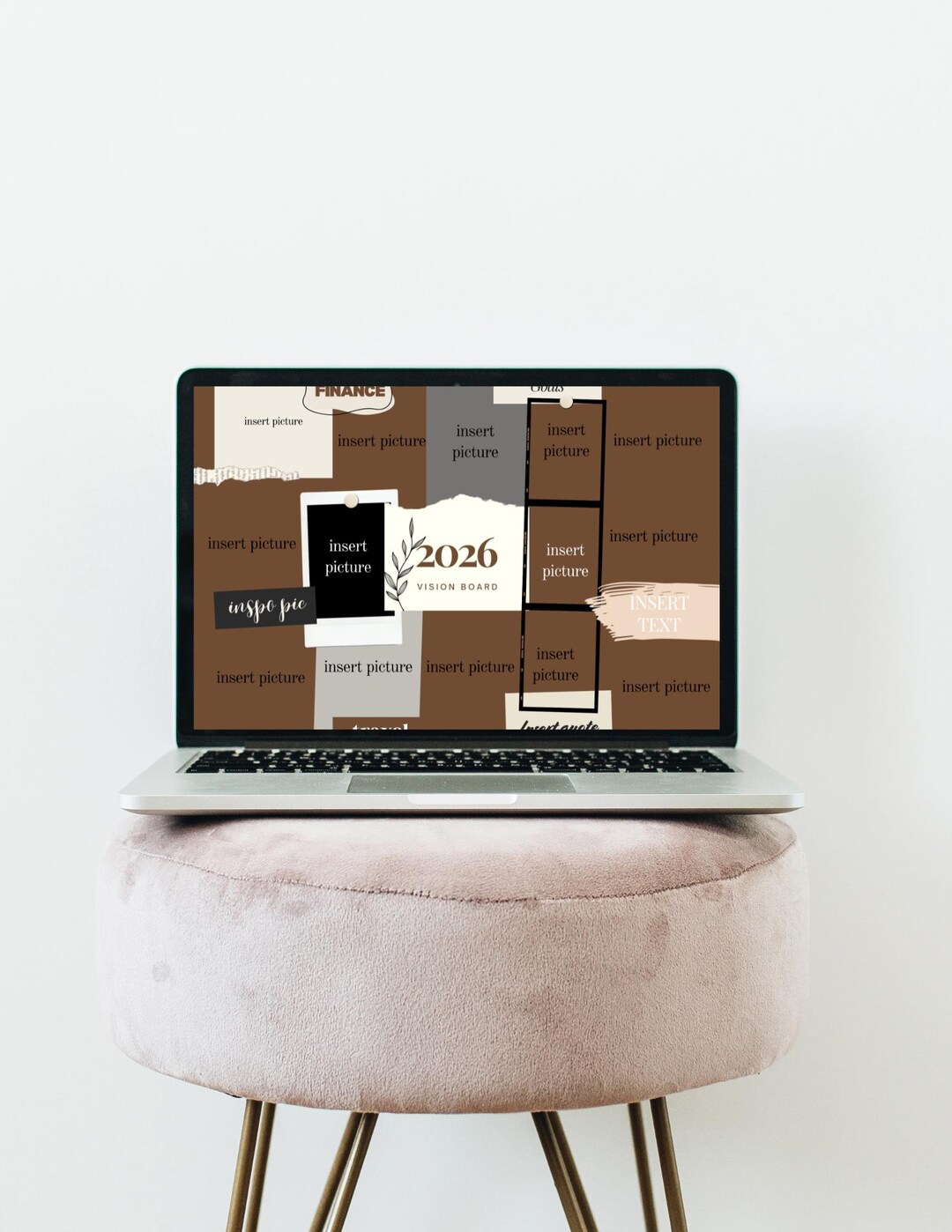 2026 Vision Board | Make Your Own Customize | Digital Download and Edit ...