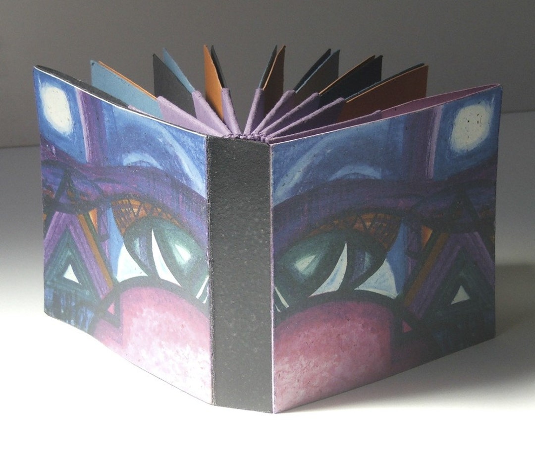 How to Make Hedi Kyle's Blizzard Book folded Origami Fan Book E-book Tutorial, With Designer ...