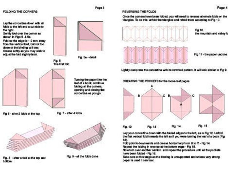 Bookbinding E-book Tutorial, How to Make Hedi Kyle's Blizzard Book With ...