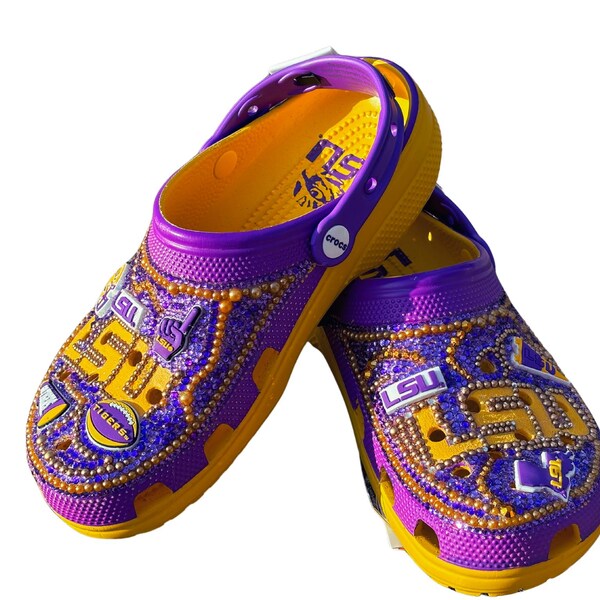 Lsu Shoes - Etsy