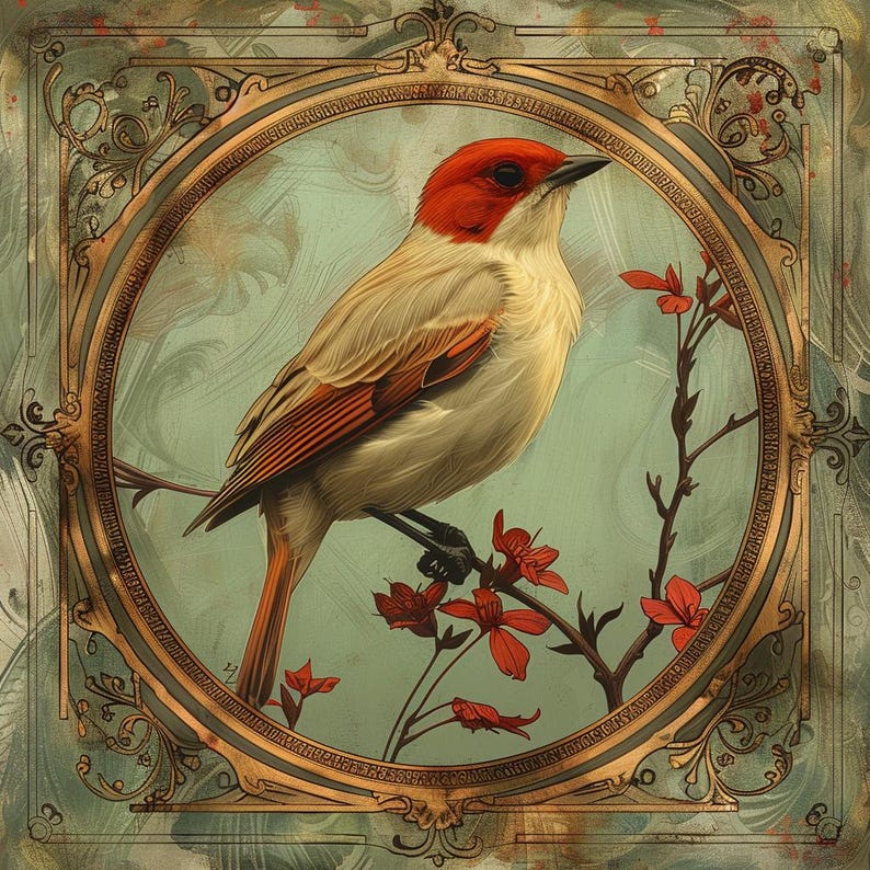 Classic Elegant Vintage Ephemera, Midjourney Prompts, AI Prompts, AI ...