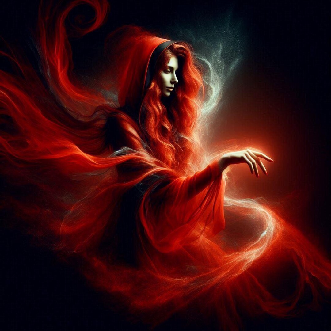 Beautiful Lady and Mysterious Color, Dall-e Prompts, AI Prompts, AI ...