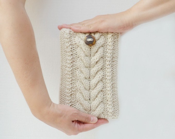 Kindle Fire Knit Sleeve Cover Cozy off White - Etsy