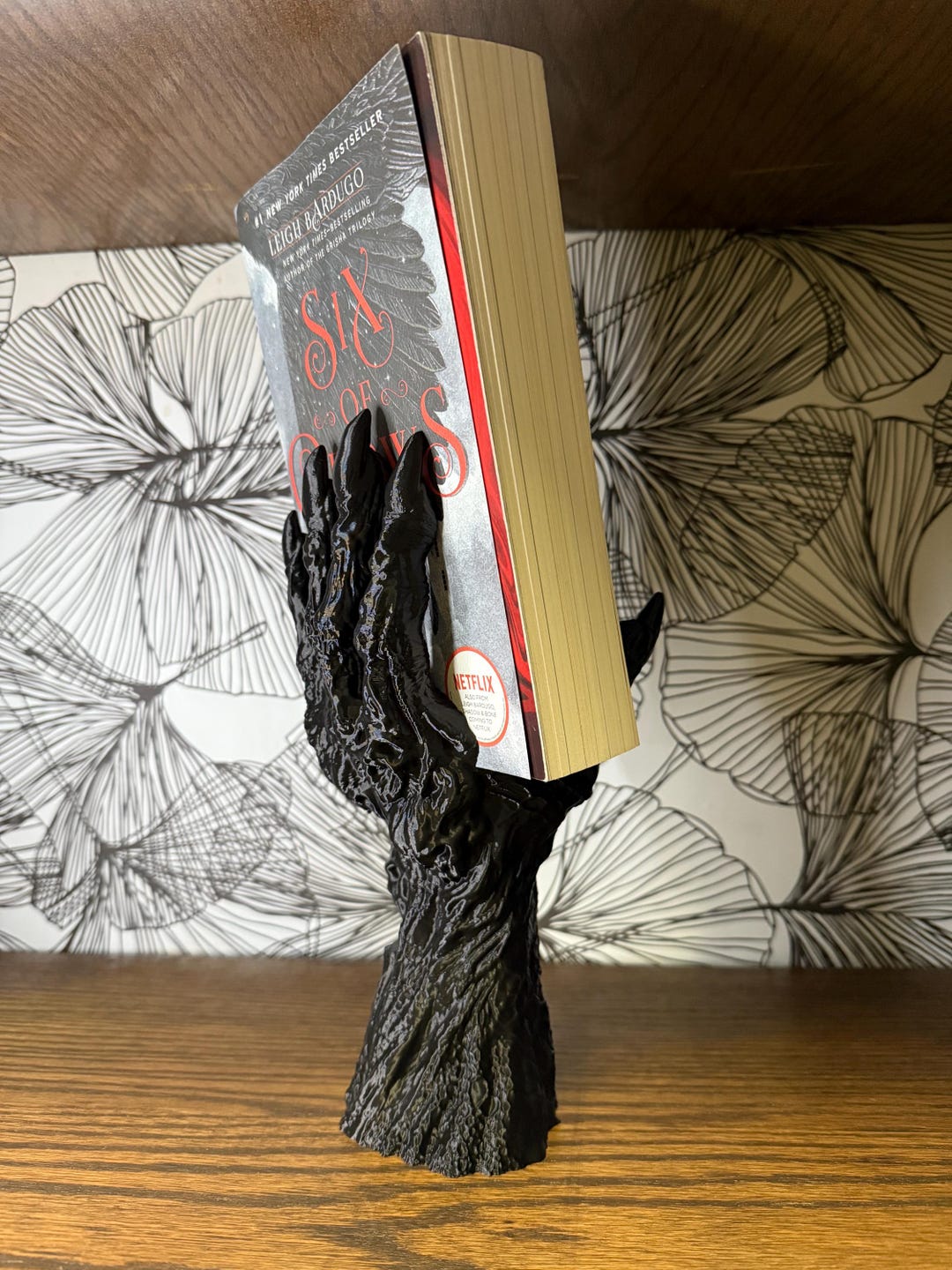 Death’s Grasp Book Display | Gothic Horror Hand Prop, Witchy Shelf ...