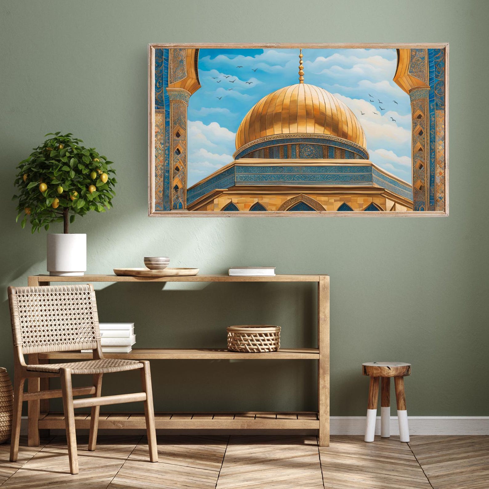 Al-aqsa Mosque Painting | Samsung Frame TV Art | Islamic Wall Art ...