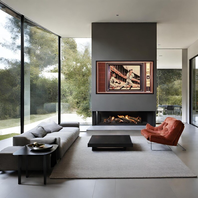 Vintage Babe Ruth Baseball Game Art | Samsung Frame TV Art | Retro ...