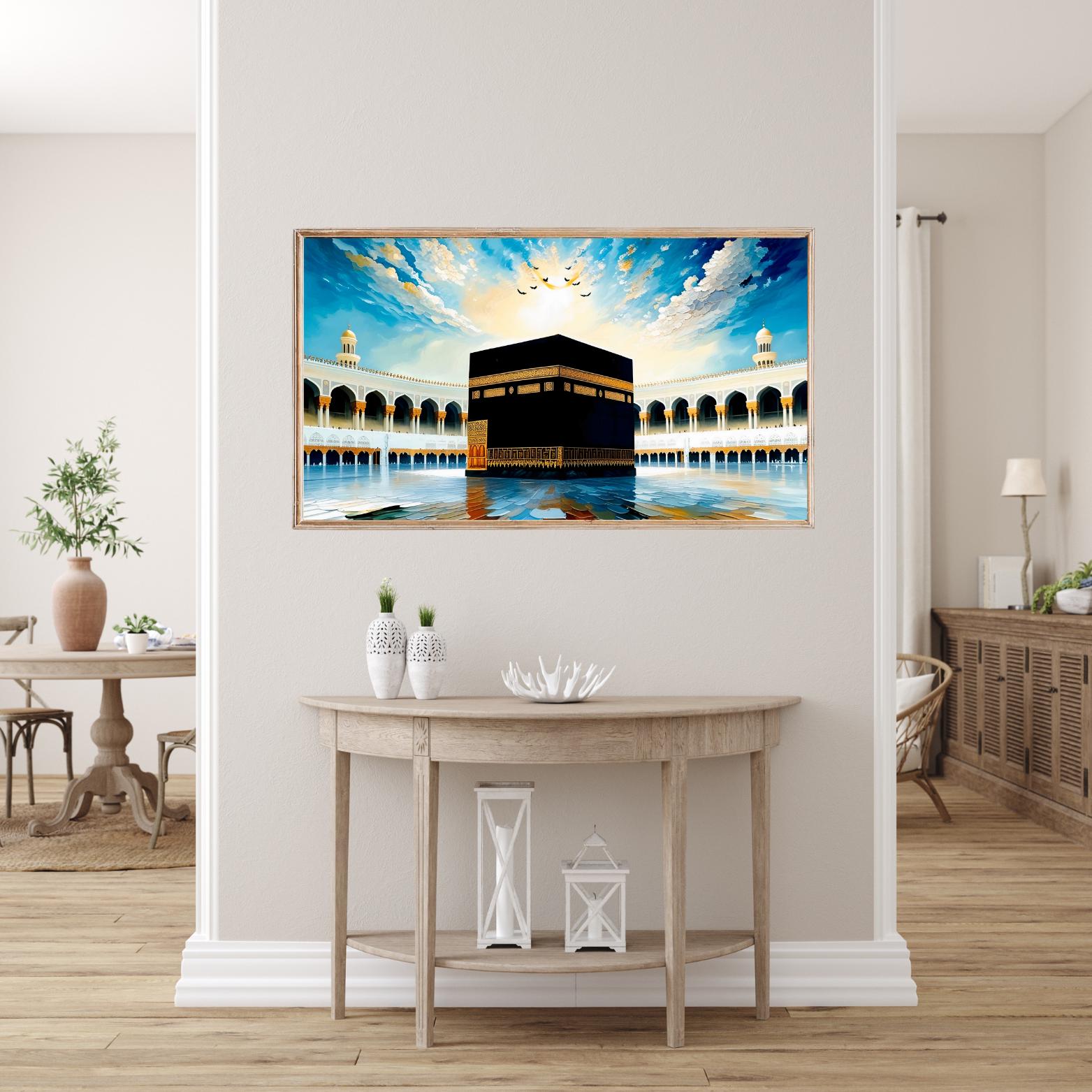 Samsung Frame TV Art | Kaaba, Mecca Wall Art | Islamic Art for Frame TV ...