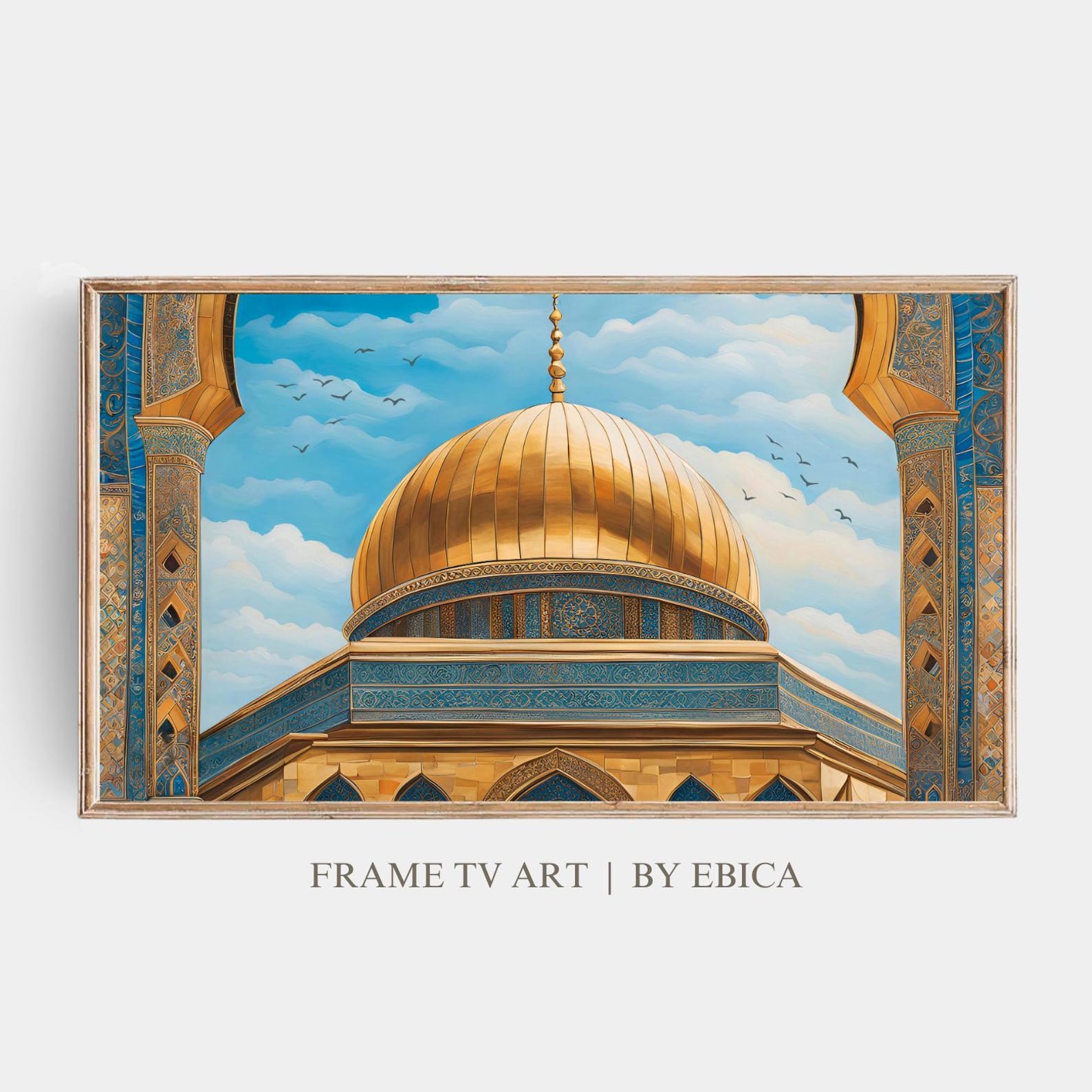 Al-aqsa Mosque Painting | Samsung Frame TV Art | Islamic Wall Art ...