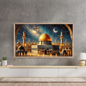 Al-aqsa Mosque Samsung Frame TV Art | Ramadan Frame TV Art | Al-quds ...