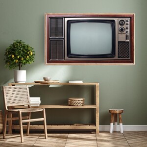 Retro TV Photo Samsung Frame TV Art | Vintage Samsung Frame TV Art ...