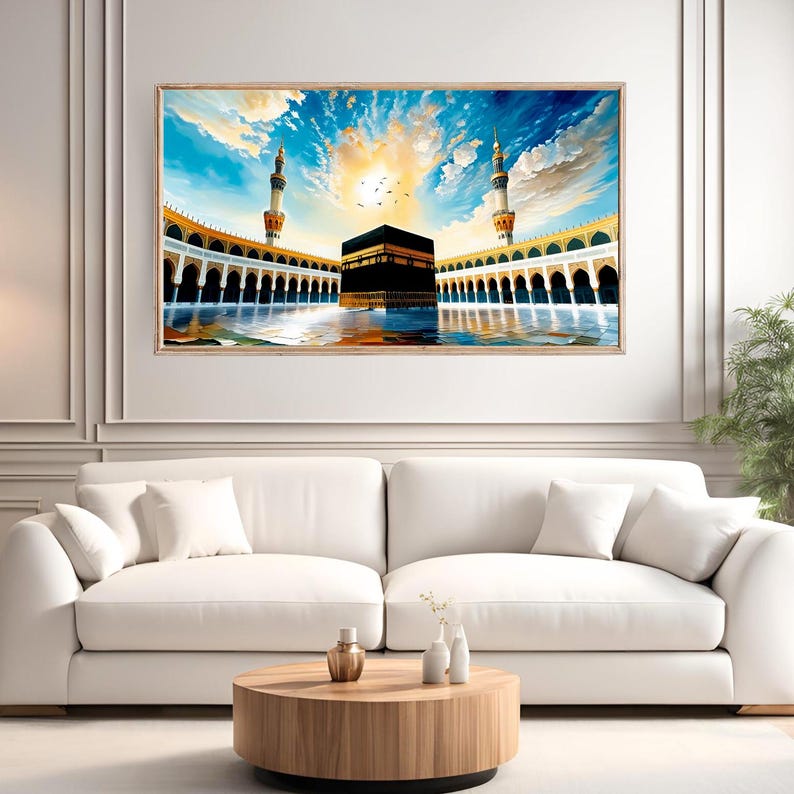 Samsung Frame TV Art | Kaaba Painting | Islamic Art for Frame TV ...