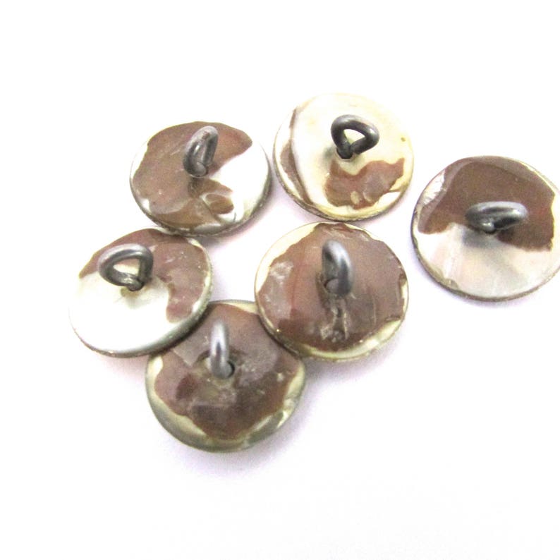 Cut Steel Button Mother of Pearl Victorian 1800's Sewing Costume Design ...