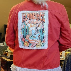 Upcycled Christopher Banks Rust Colored Denim Tennessee Jacket Women's ...