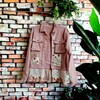 Upcycled Christopher Banks Rust Colored Denim Tennessee Jacket Women's ...