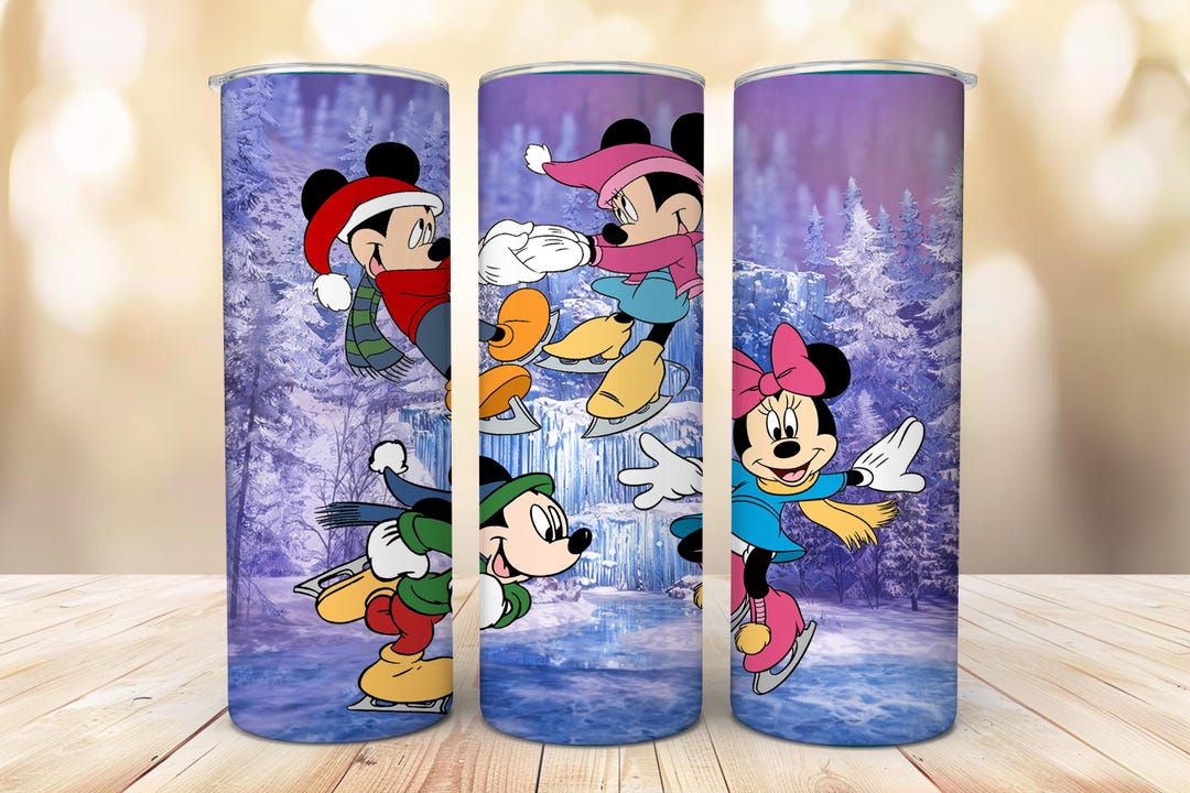 Mickey Mouse Tumbler Wrap PNG, Cartoon 20 Oz Skinny Tumbler Png, Movies ...