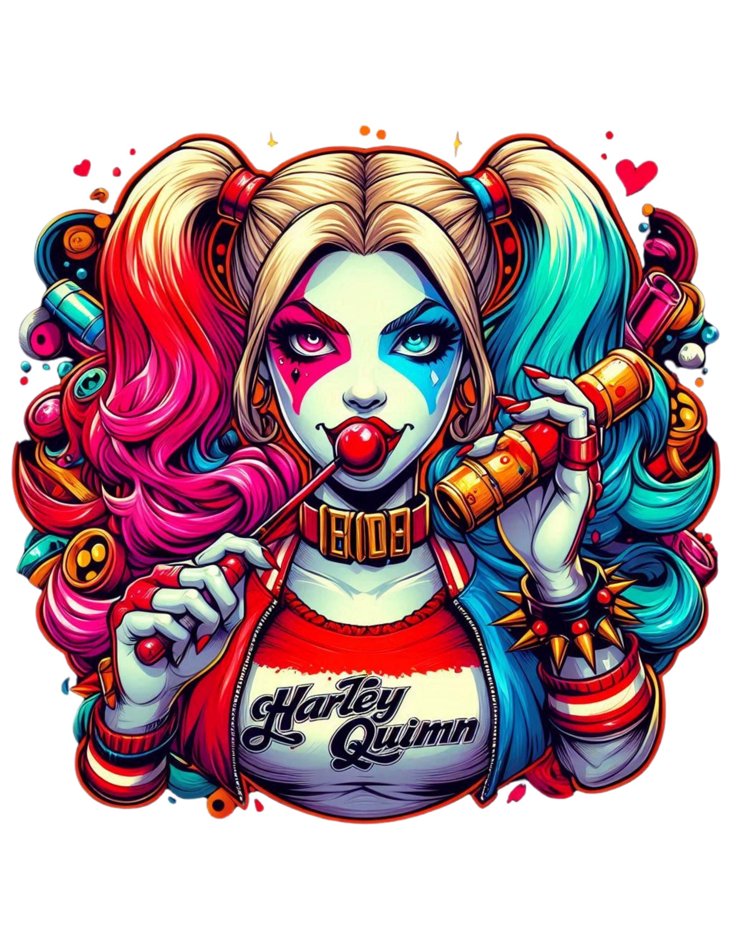 Png,harley Quinn , Harley Quin Designer Png,cartoon PNG, Cartoon,design ...