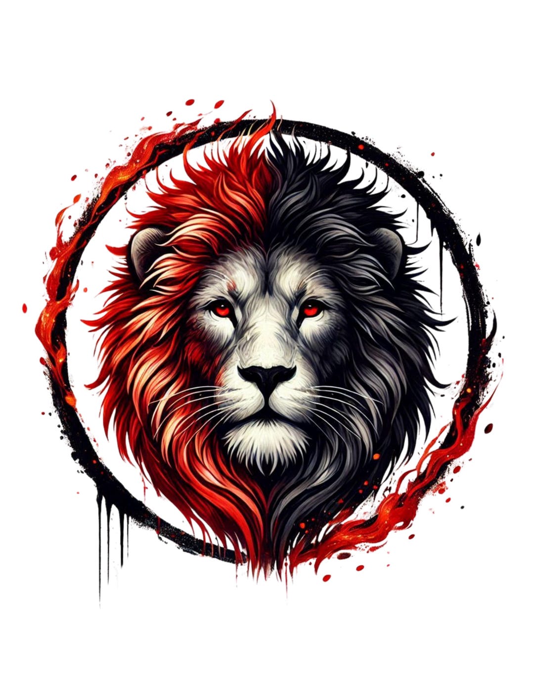 Lion,lion Design,lion Portrait,lion Print,best Lion Design,gift,gift ...