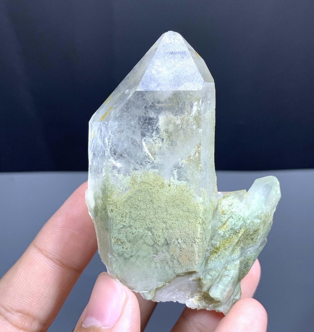 Natural Chlorine Quartz Crystal From Pakistan - 96 Gram - Etsy
