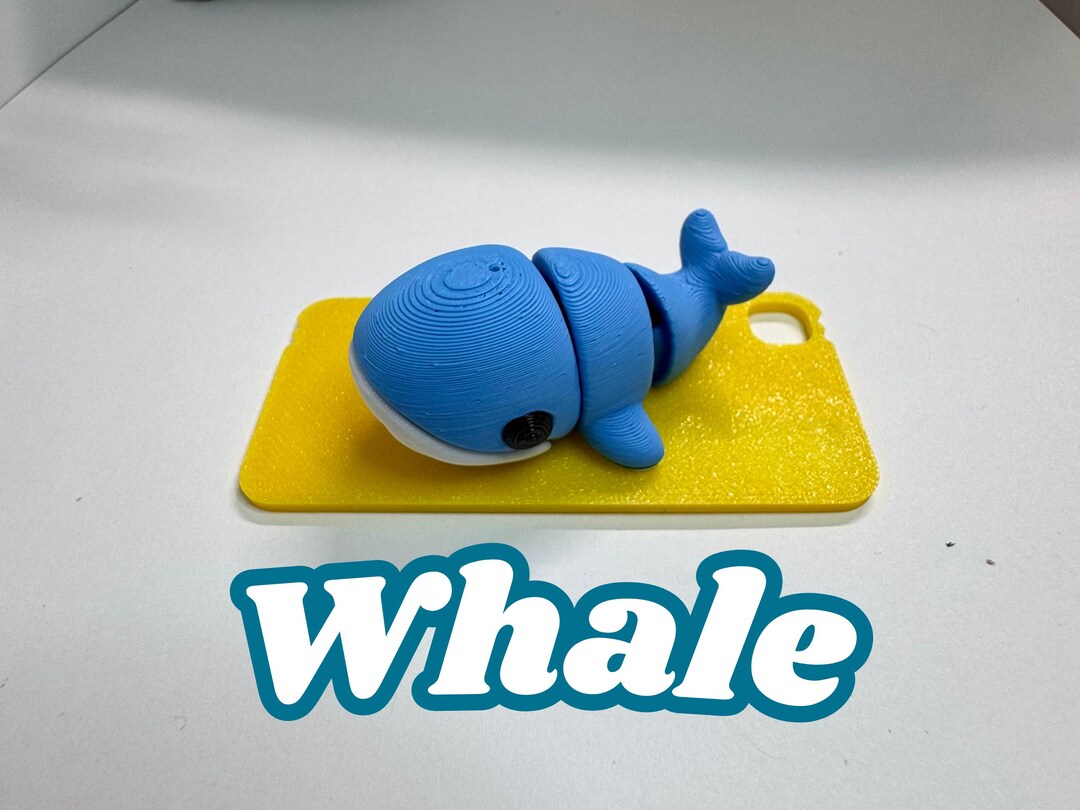 Whale Fidget Toy Mini Articulating Desk Whale Buddy Adorable Whale ...